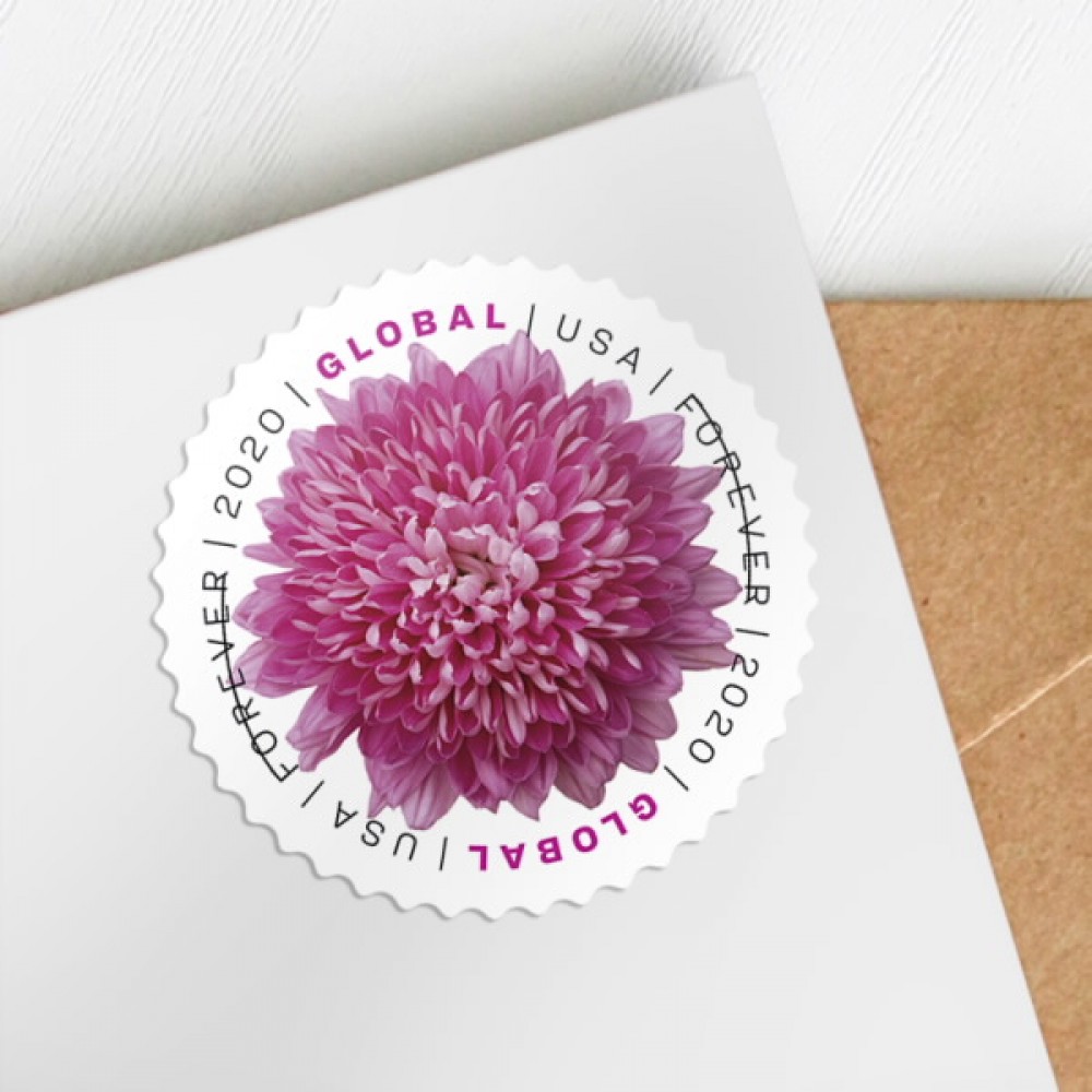 Global Forever Stamps 2020 Chrysanthemum – Floral Collection ...